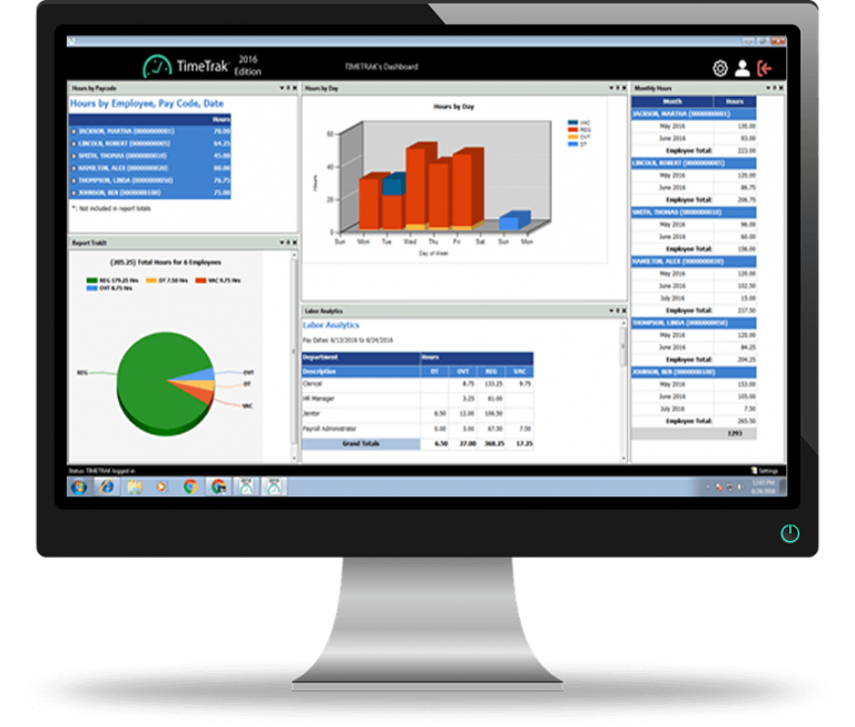 Time and Labor Management Software System - TimeTrak Systems