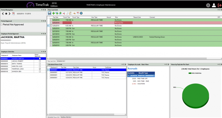Fingerprint Biometric Time Clocks Compatible with Paychex - TimeTrak ...