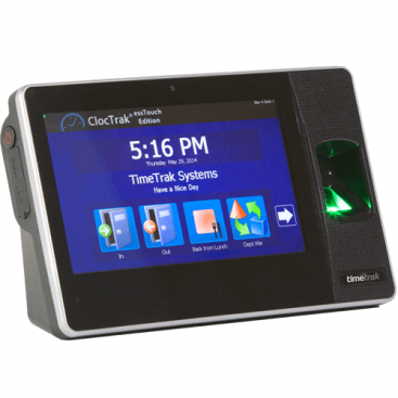 Fingerprint Employee Time Clocks for Small Business - TimeTrak Systems