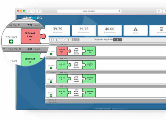 Time tracker employee scheduling software - notetide