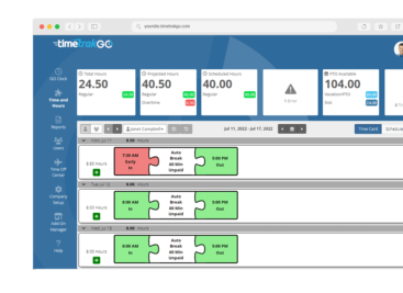 Online Time Clock for Small Business - TimeTrak Systems